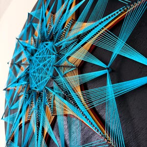 Galactic Mandala String Art | Sacred Geometry | Home Decor - Etsy