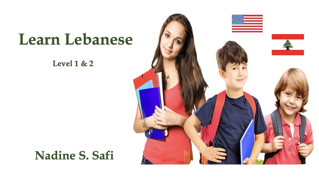 Learn Lebanese Arabic FOR ADULTS, Level 1-2 - Etsy