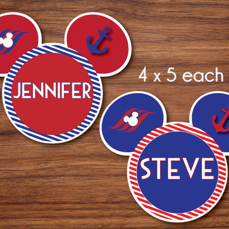 Nautical Mickey Mouse - Etsy