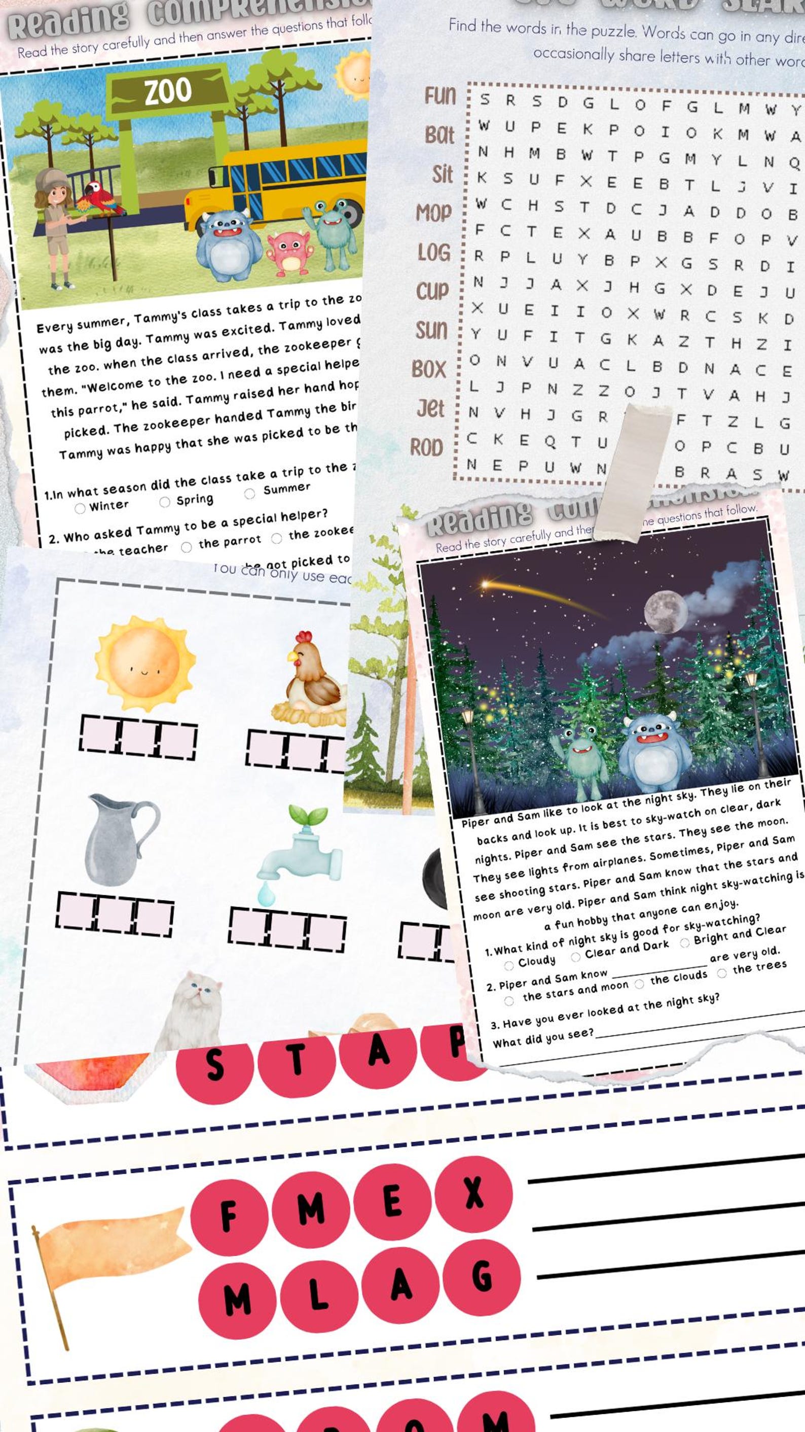 Monster Mash-up: Playful English Activities for Little Learners - Etsy