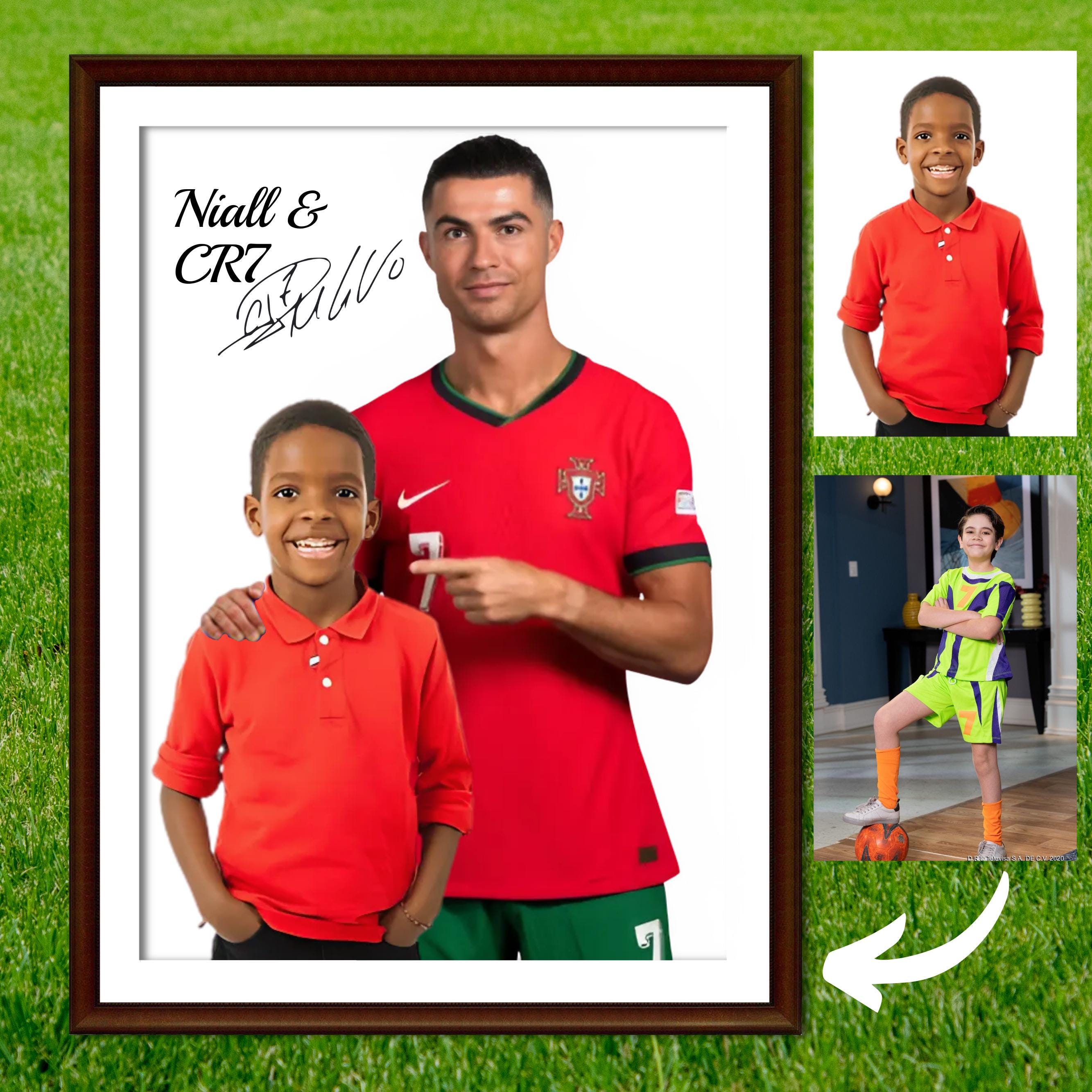 Personalized Cristiano Ronaldo Cr7 Soccer Portrait With Ronaldo ...