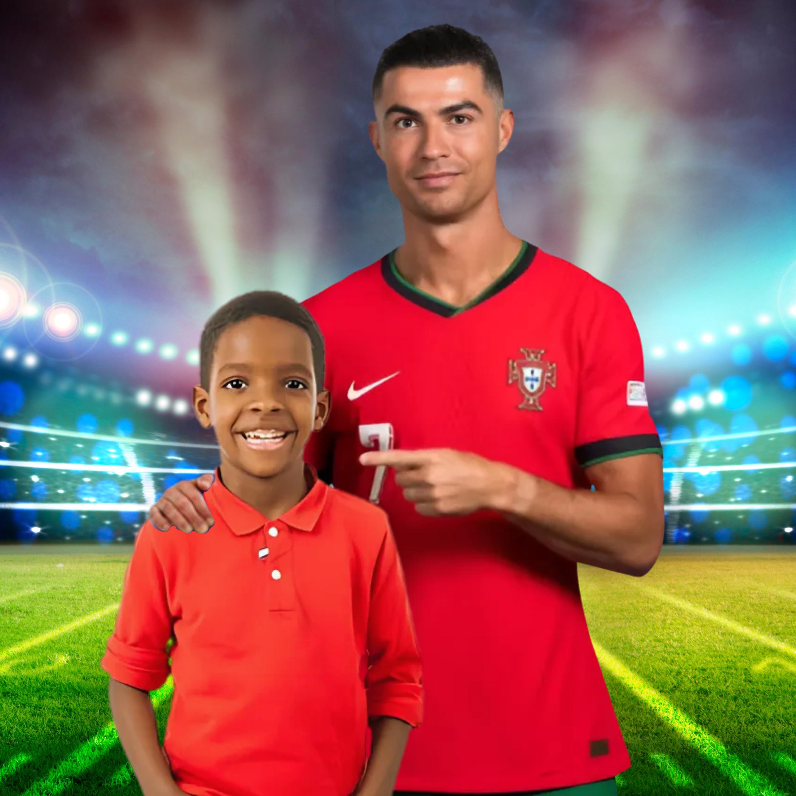 Personalized Cristiano Ronaldo Cr7 Soccer Portrait With Ronaldo ...