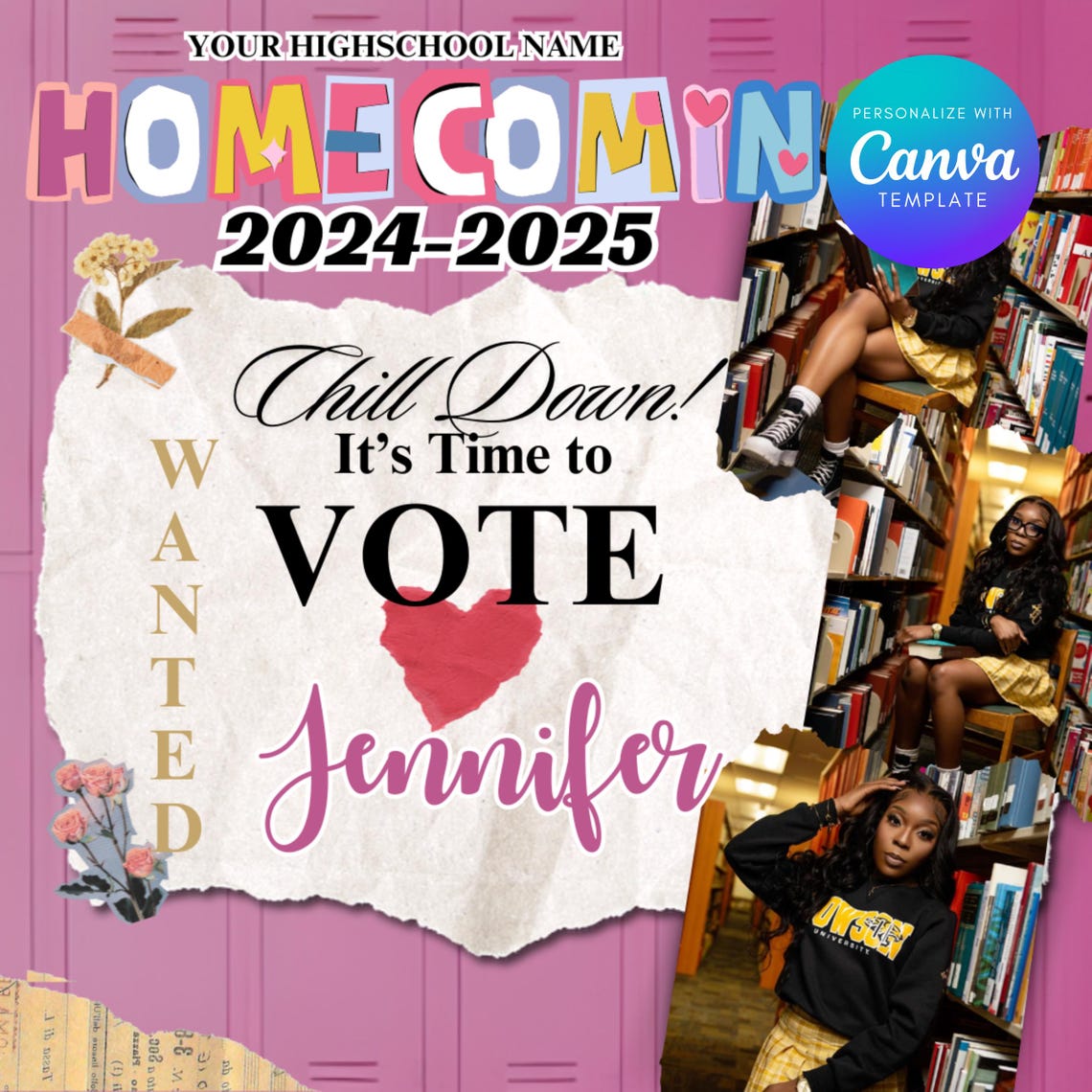 Homecoming Flyer, Homecoming Flyer Template, HOCO Flyer, Homecoming ...