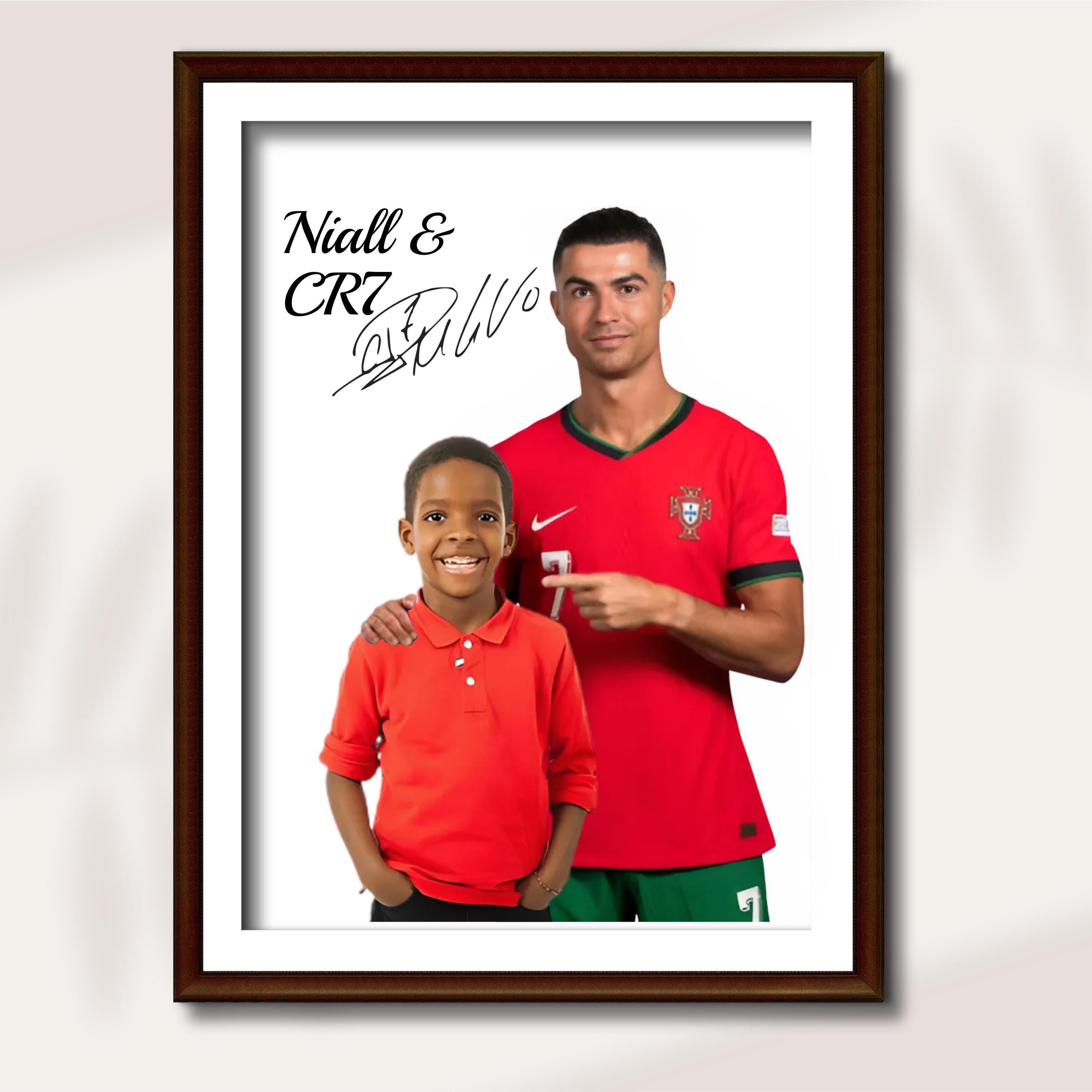 Personalized Cristiano Ronaldo Cr7 Soccer Portrait With Ronaldo ...