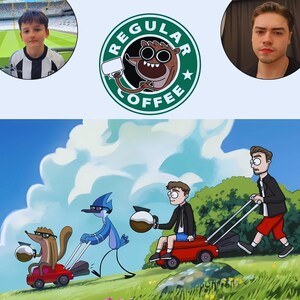 Regular Show Custom Portrait, Personalized Cartoon Artwork for Your ...