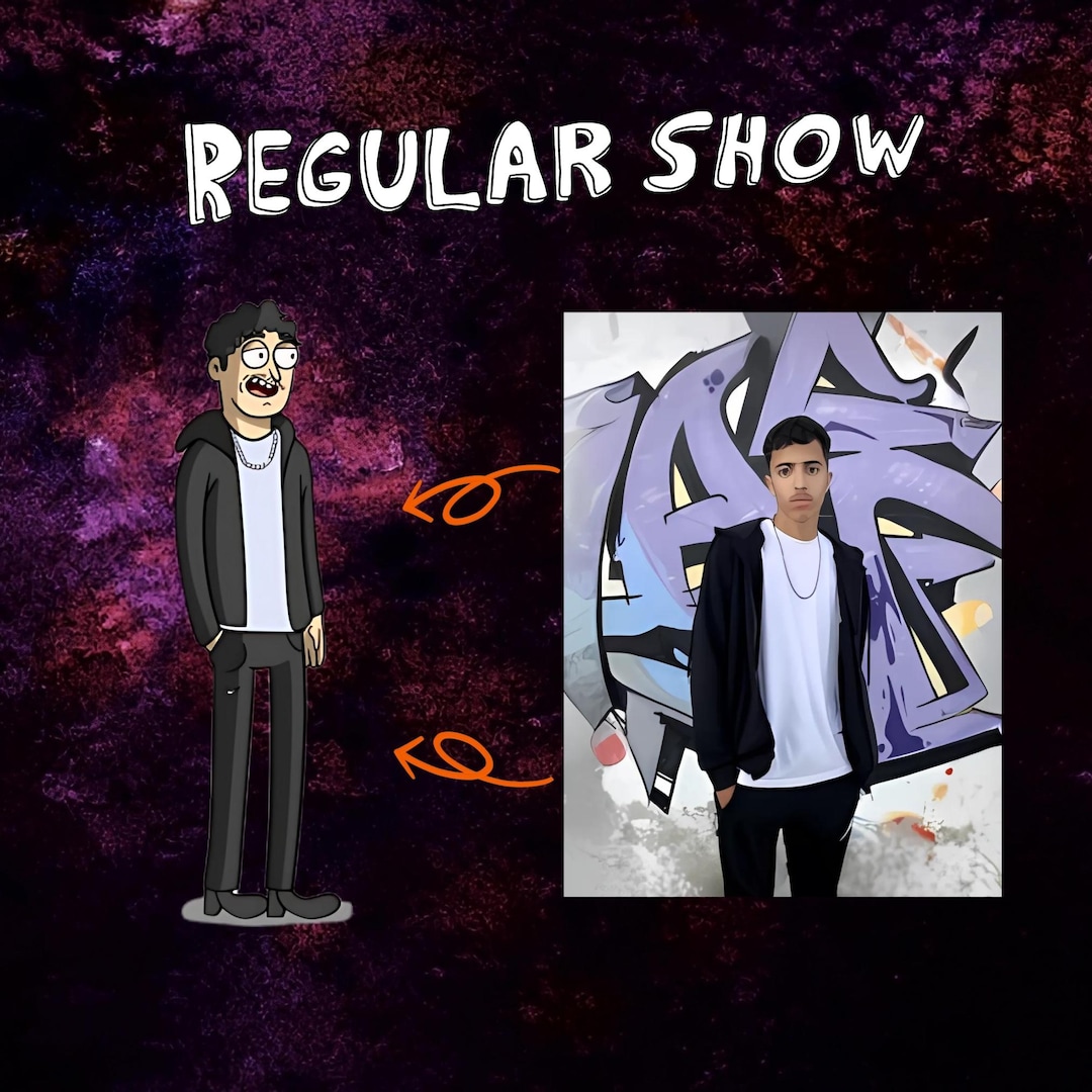 Regular Show Portrait,custom Regular Show Portrait,personalized ...