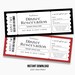 Editable Dinner Reservation Ticket: Surprise Gift (canva Template) - Etsy