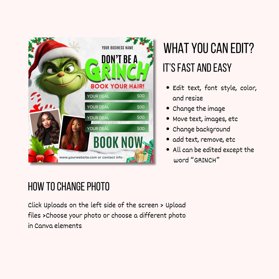 Christmas Bookings, December Book Now, December Christmas Booking Flyer ...