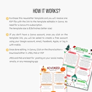 Editable Classroom Newsletter Template: Monthly Teacher Communication ...
