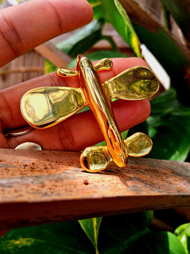 Vintage Gold Airplane Pin Propeller | AEROPLANE | Costume Jewelry - Etsy