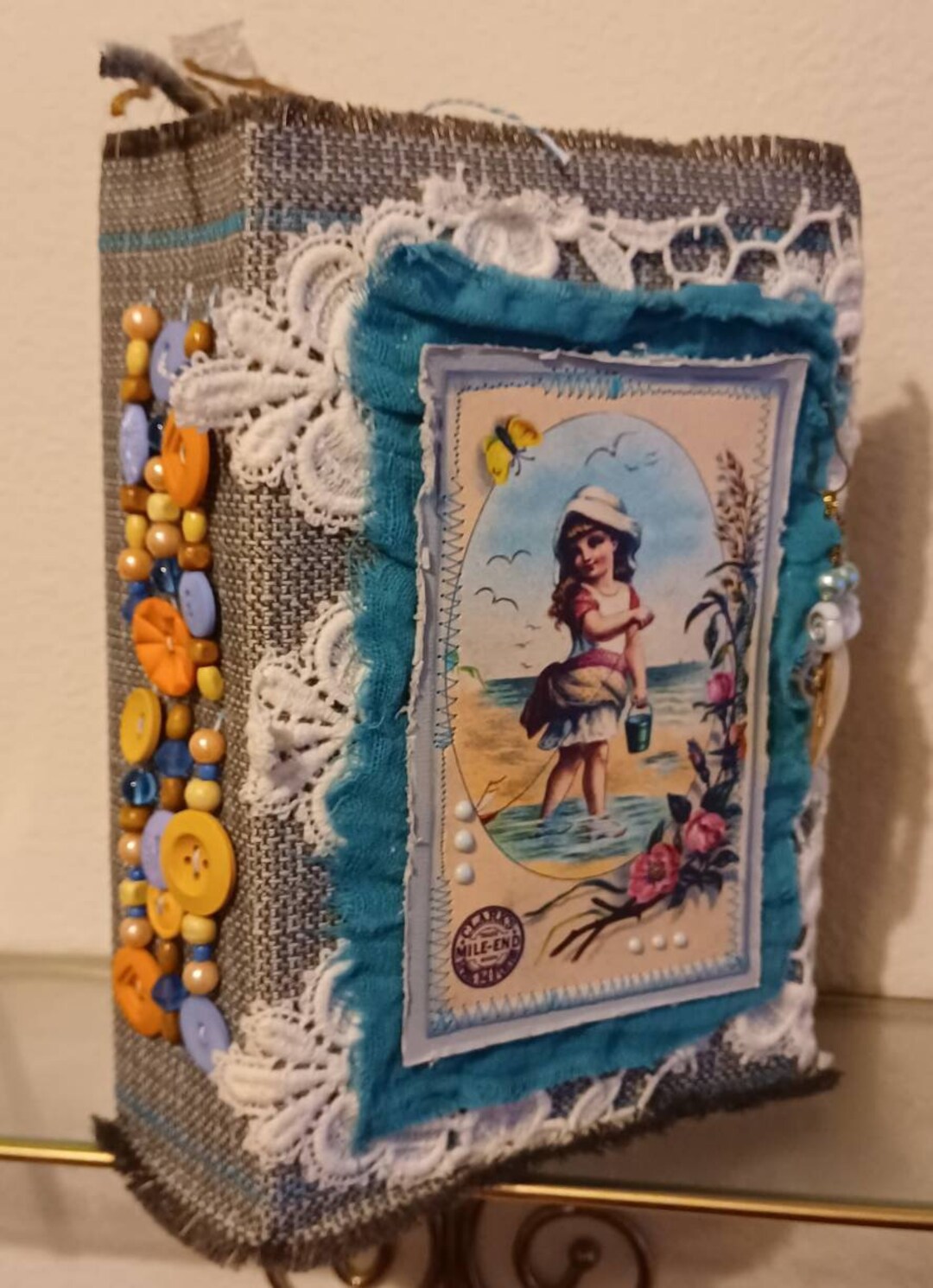 OCEAN BEACH SEA Vintage Junk Journal Handmade Memory Album Etsy