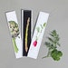 Three Bookmarks With Vegetable Illustrations - Etsy