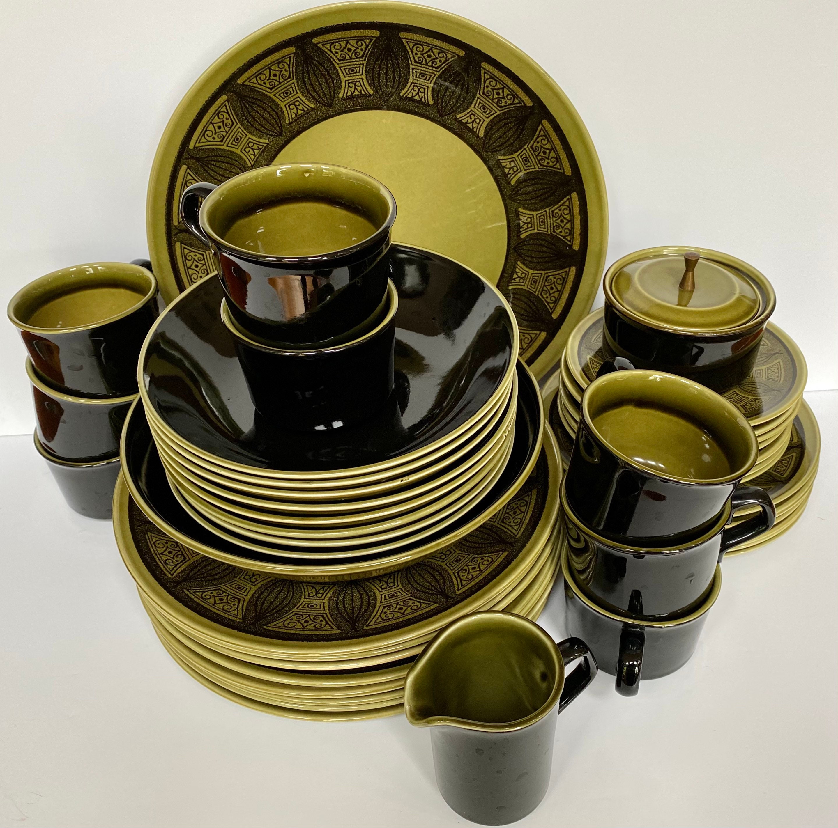 Taylor Ironstone Riviera Dinnerware Atomic Onion 1960s Table Setting ...