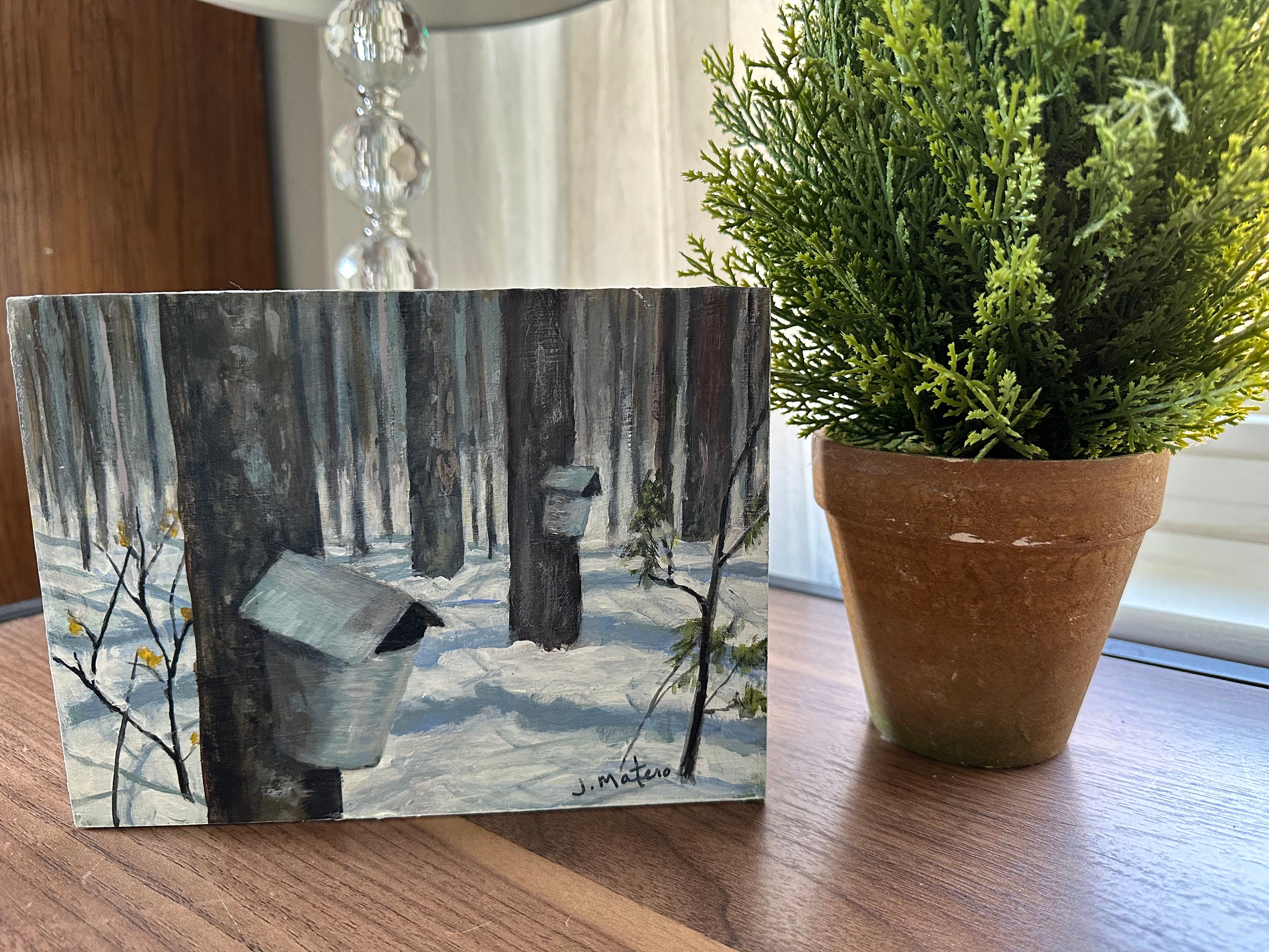 Tapping the Maples 8 X 6 Maple Syruping Trees - Etsy