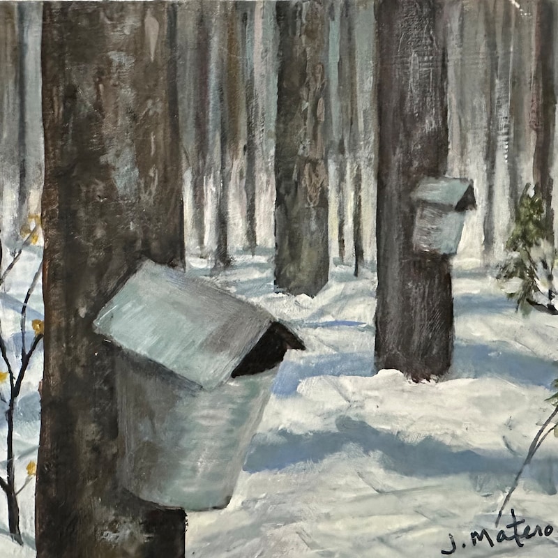 Acrylic Maple Tree Painting - Etsy