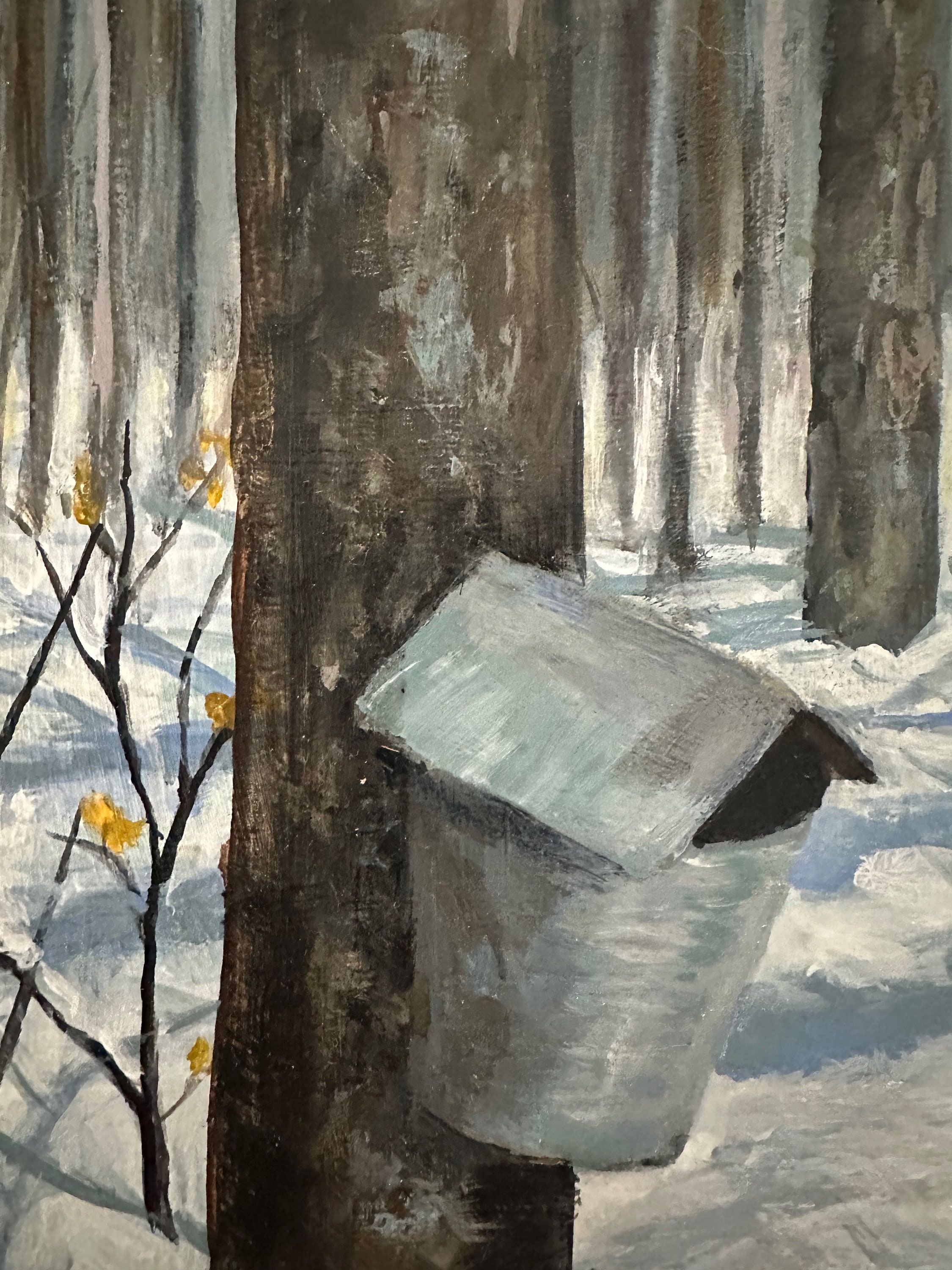 Tapping the Maples 8 X 6 Maple Syruping Trees - Etsy