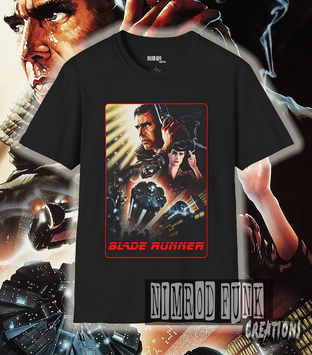 Blade Runner OG Movie Tshirt, Vintage Sci-fi Film Tee, Retro Cyberpunk ...