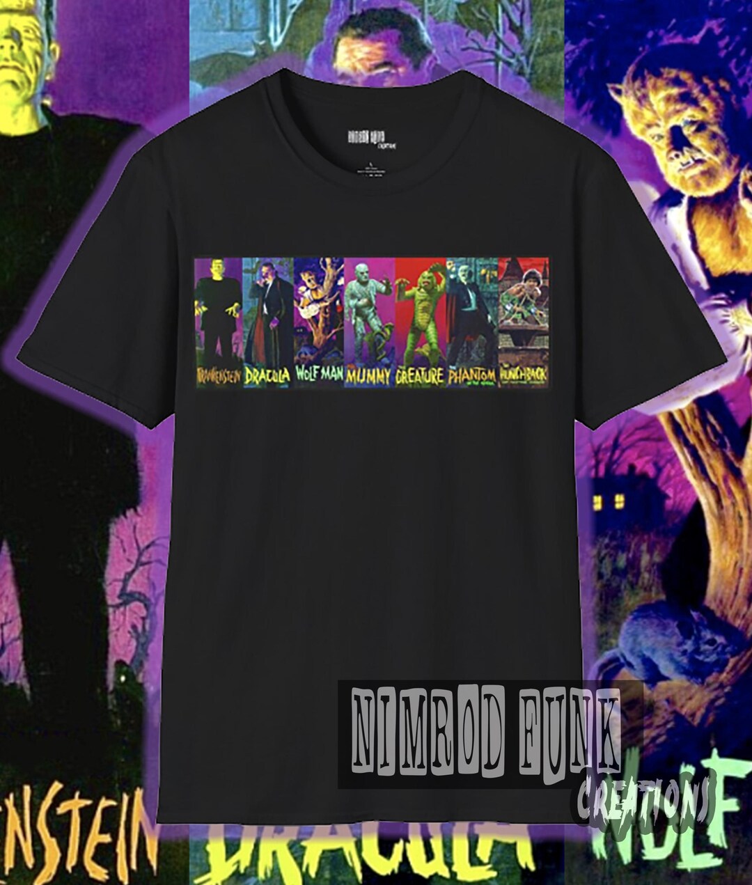 Vintage Model Monsters T-shirt: Retro Graphic Tee - Etsy