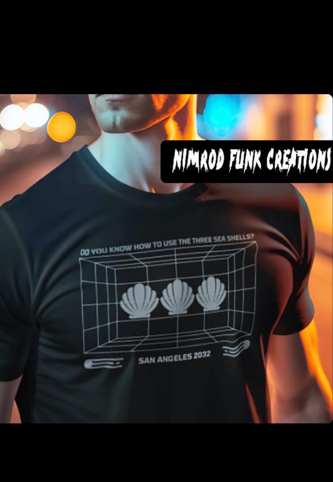 Three Sea Shells Demolition Man T-shirt: Graphic Ocean Tee - Etsy