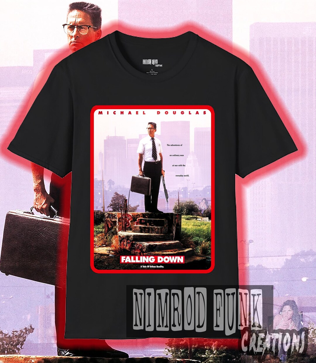 Falling Down Movie T-shirt: 90s Retro Film Tee - Etsy