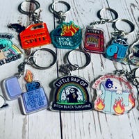 Not Today Satan, Keychain, Jewelry - Etsy