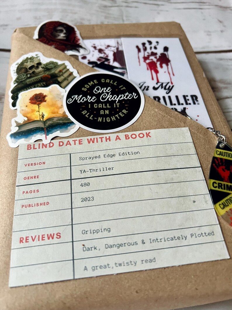 Blind Date With a Book-sprayed Edge Edition-hardcover - Etsy