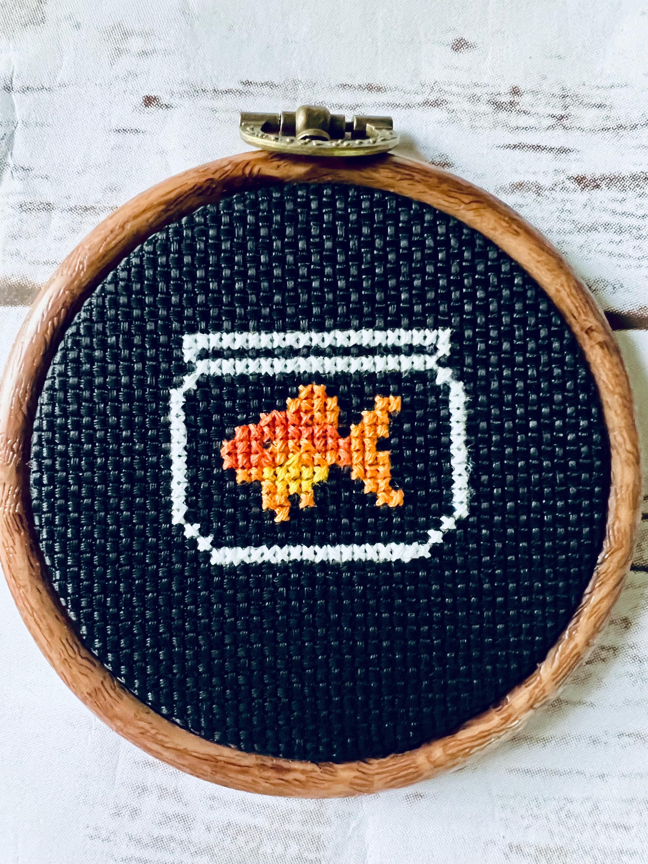 3-inch Mini Cross Stitch - Etsy