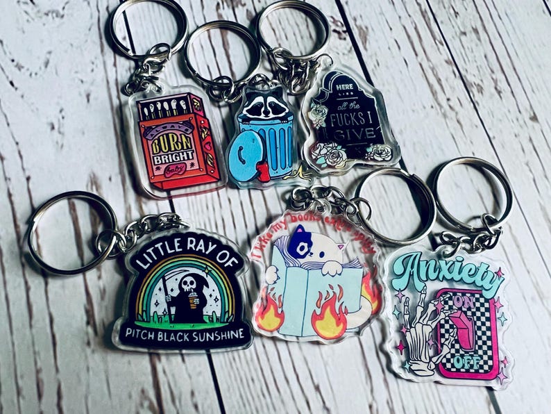 Snarky Keychains – Dark Humor, Sarcastic Quotes, Funny Accessories ...