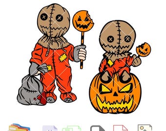 Sam Trick R Treat Bundle Svg, Halloween Svg, Spooky Season Svg, Trick ...