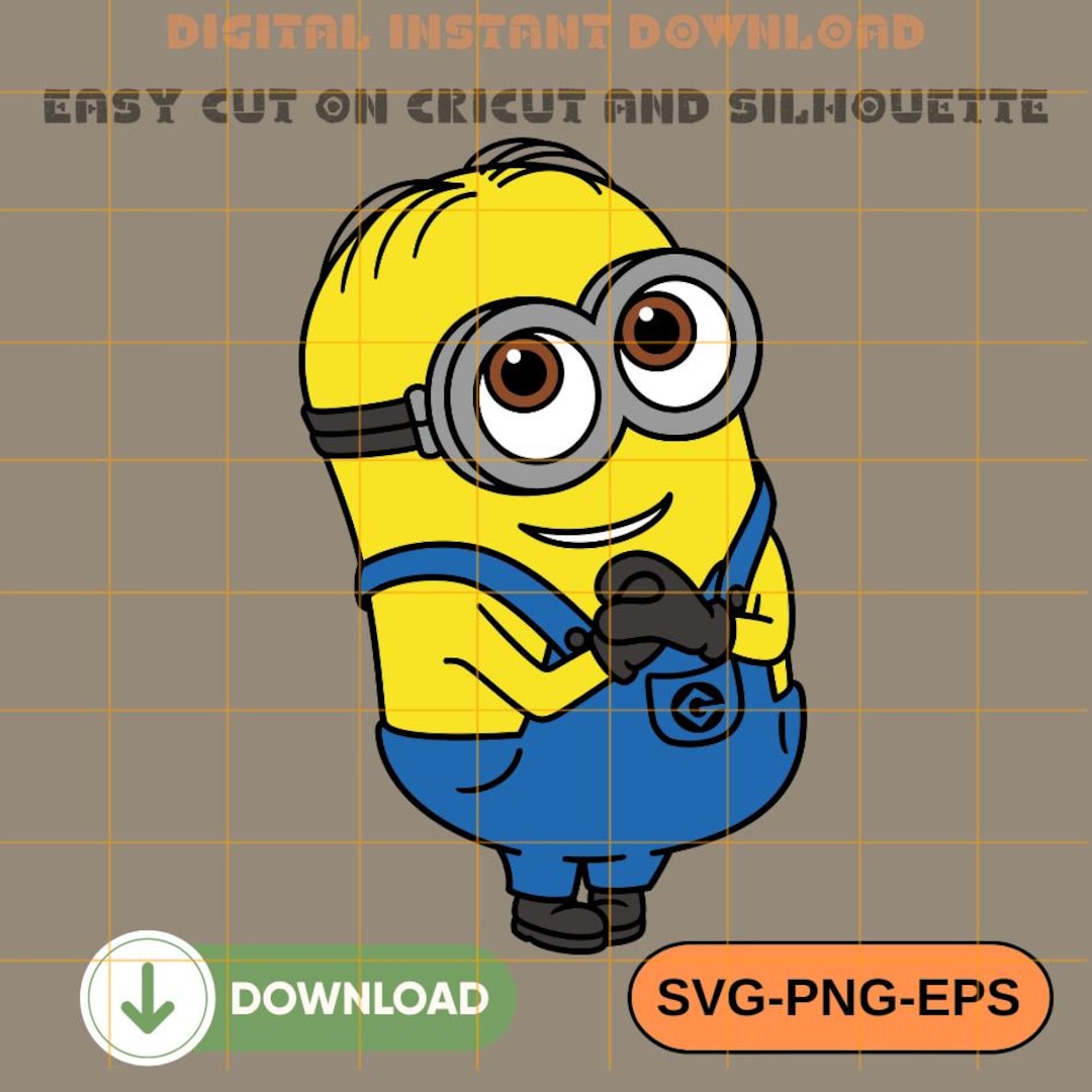 Minions Svg ,minions Cricut Files,kawaii Svg,layered,digital Downloads ...