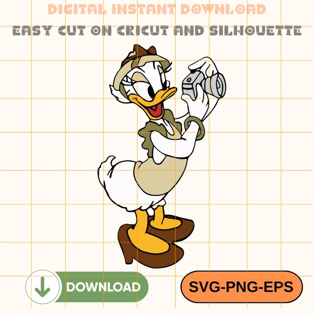 Safari Daisy Svg and Friends SVG Hunter Cosplay Cutting Files,cartoon ...