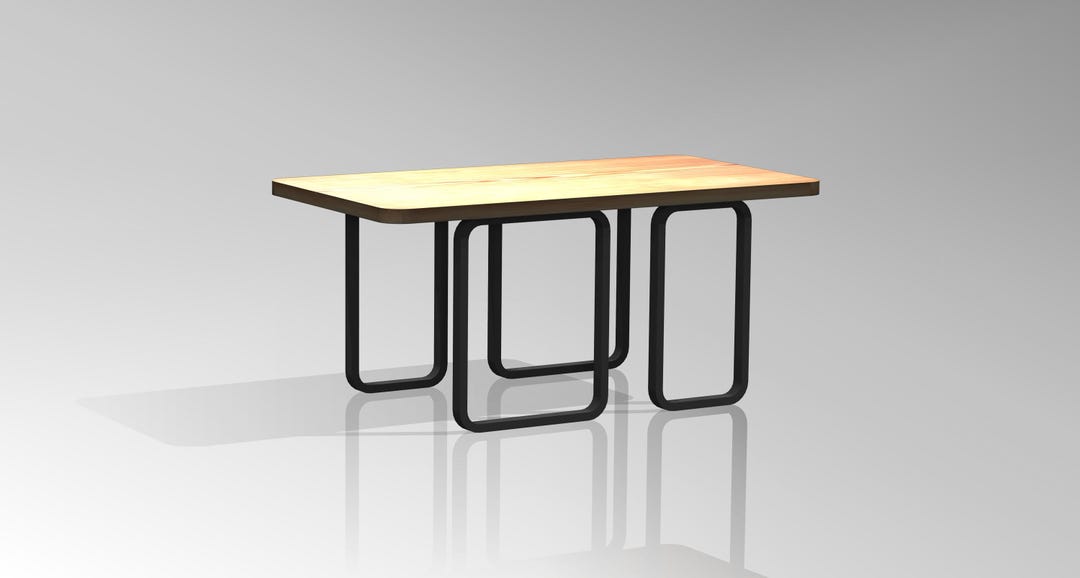 DIY Modern Table, Industrial Table, Garden Table Plans, Dining Table ...