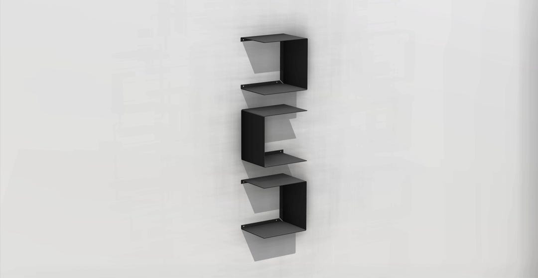 DIY Minimalist Wall Shelf | Modern Set of Shelves | PDF Plans | Laser ...