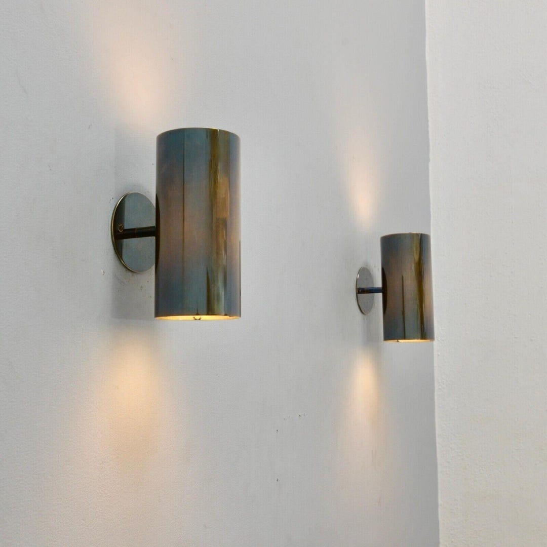 Wall Light Sconce Vanity Lamp Set Brass Outdoor LUTE Room for Two ...