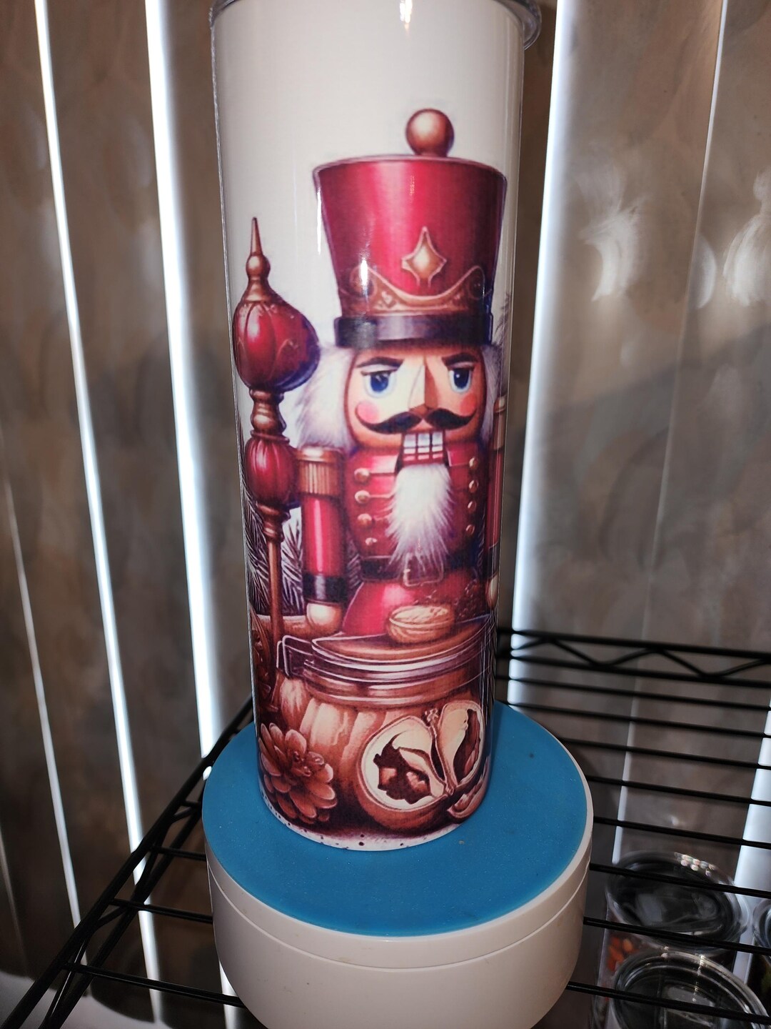 3 Burgundy Christmas Nutcracker Tumbler - Etsy