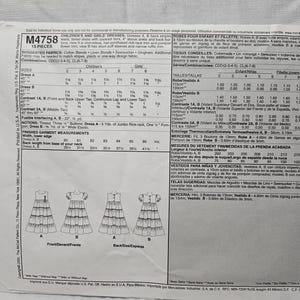 Girls’ Dress Sewing Pattern Bundle: Simplicity 2377, 2688 & Mccall’s ...