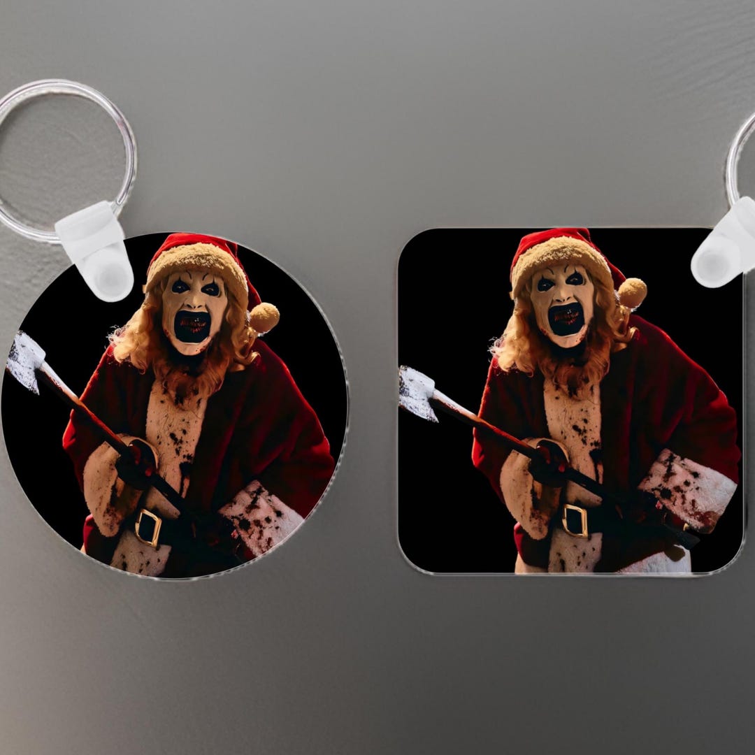 Terrifier 3 / Art the Clown Keychain. Choose From 1.94x 1.94 Square or ...