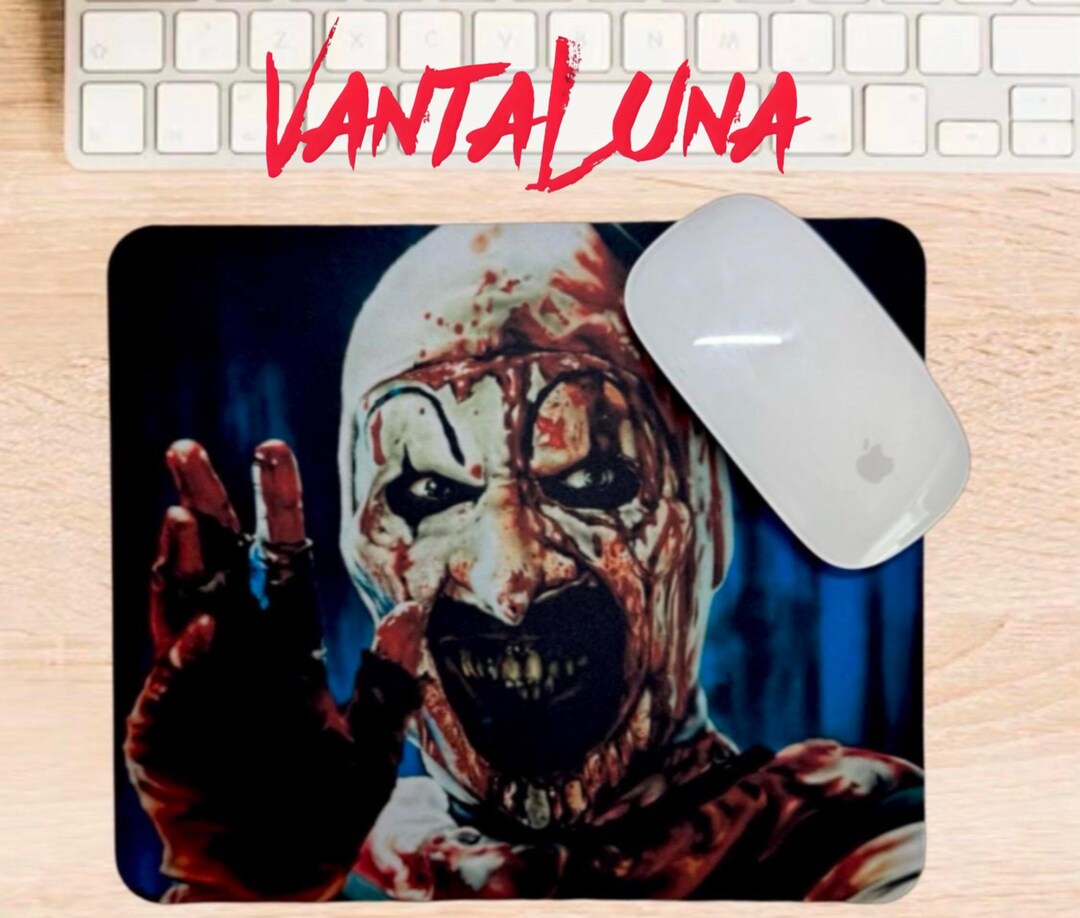Horror Mouse Pad - Terrifier / Art the Clown High Quality Image. **FREE ...