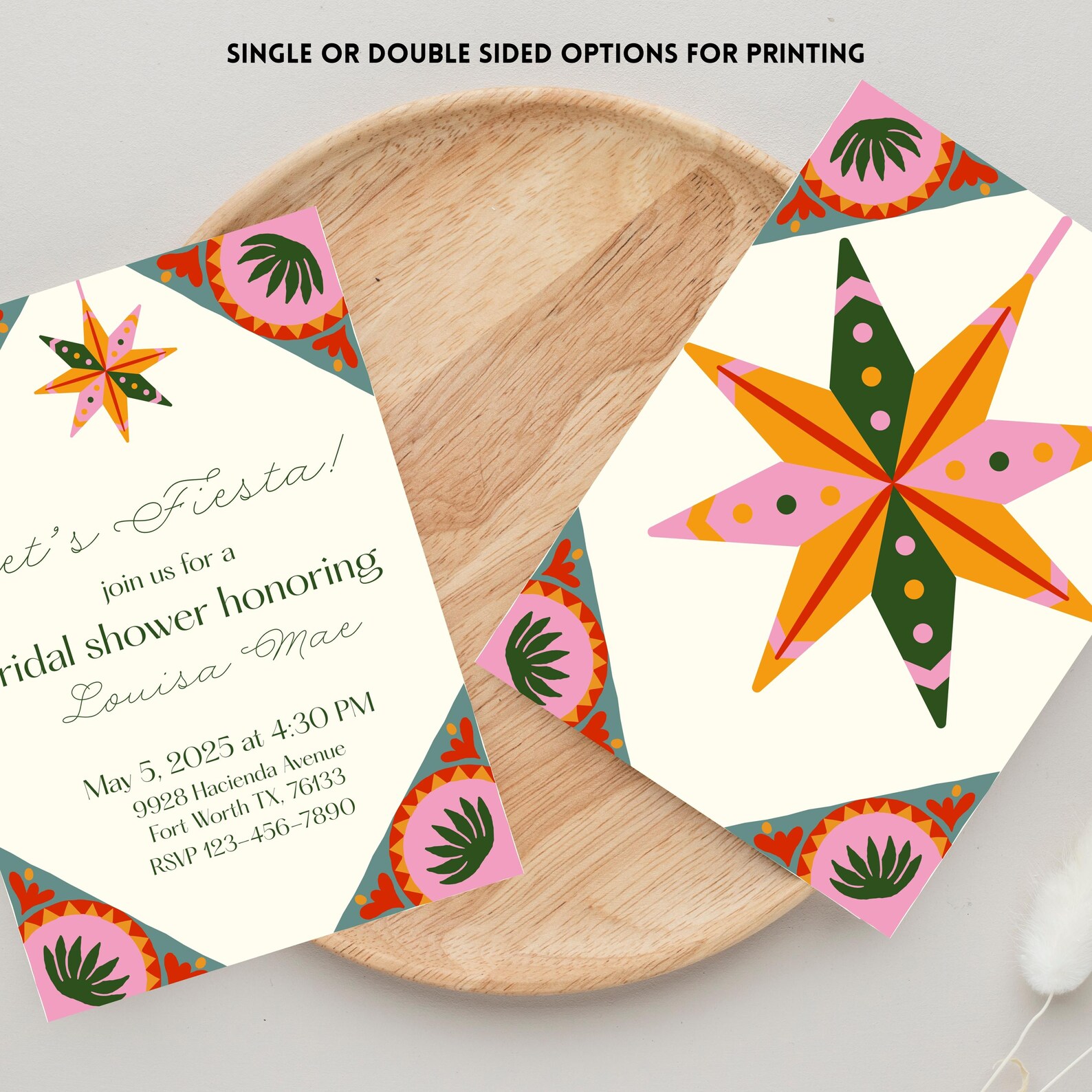 Fiesta Bridal Shower Invitation Cinco De Mayo Themed Bridal Shower ...