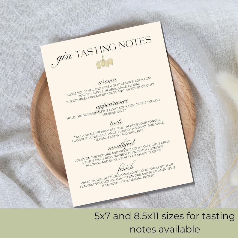 Gin Tasting Party Kit Gin Tasting Experience Party Liquor Tasting Party ...