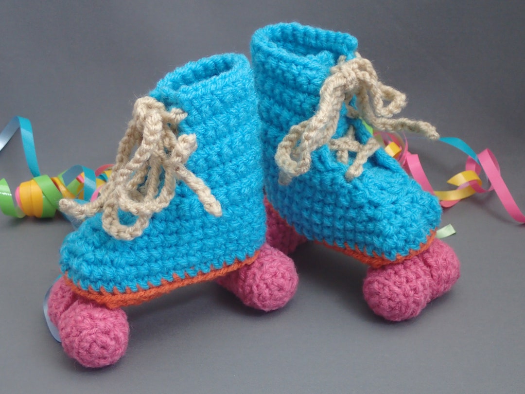 Turquoise Blue Newborn Baby Roller Derby Bootie Skates, Baby Sportswear ...