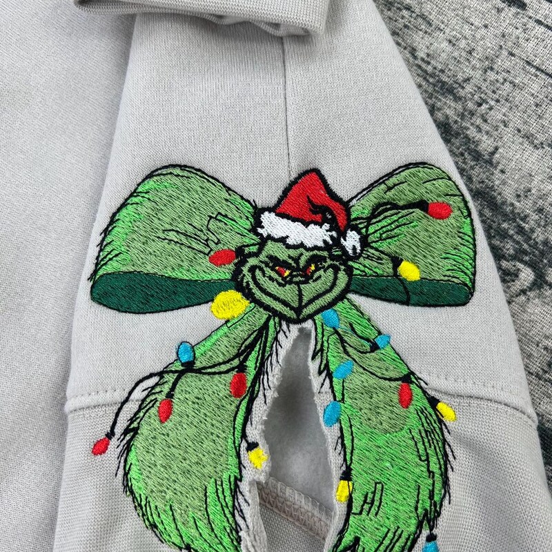 Grinch Embroidery Design - Etsy