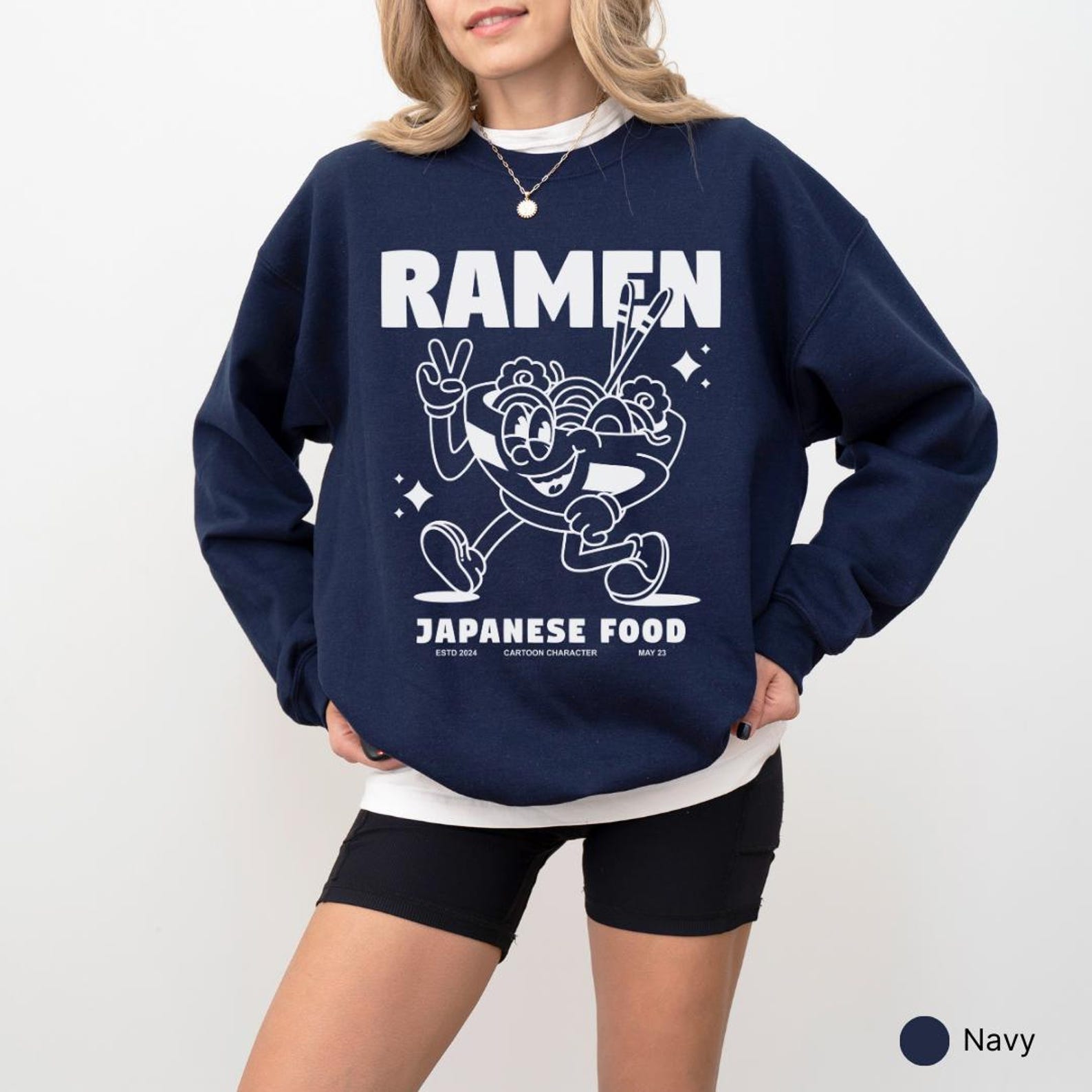 Retro Japanese Ramen Sweatshirt • Japan Style Ramen Crewneck • Plus ...