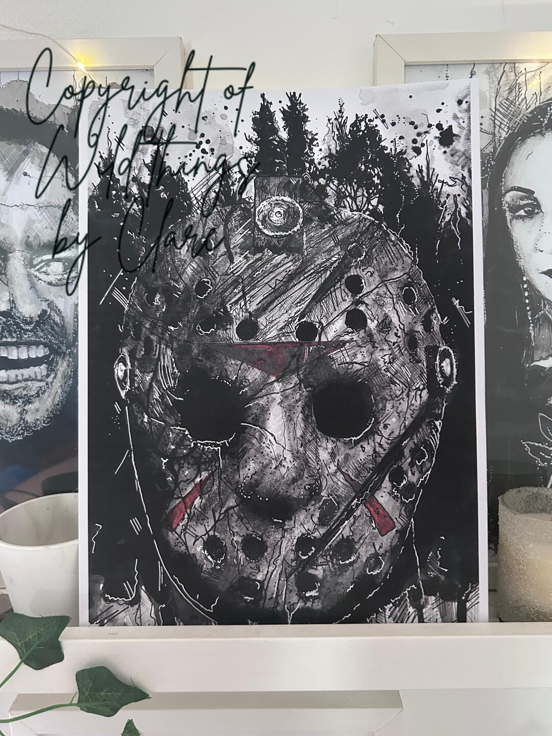 Jason Voorhees, Friday 13th Gothic Horror Art Print A4 - Etsy