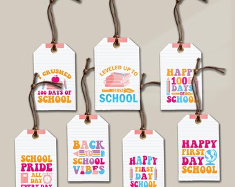A Little Treat to Make Your First Day Sweet Tag, Printable First Day of ...