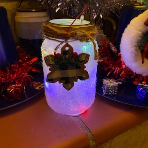 Lighted Jar Decor - Etsy