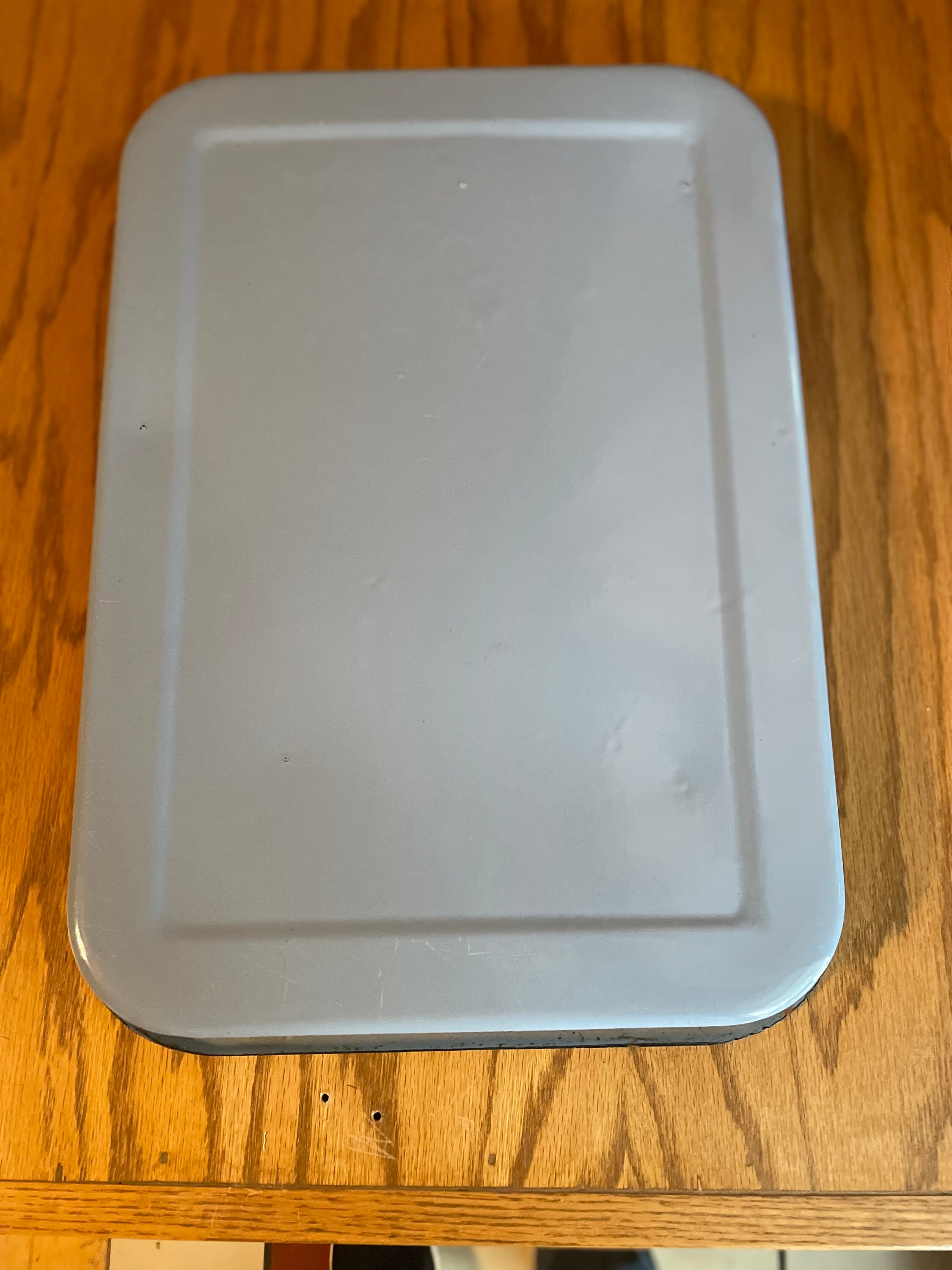 Vintage Robin Egg Blue Enamelware Baking Pan Broiler Pan - Etsy
