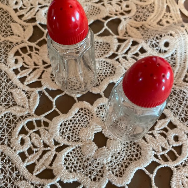 Red Cap Salt Shaker - Etsy