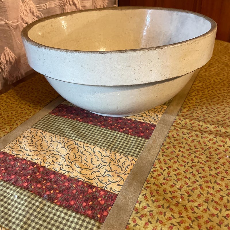 Stoneware Mixing Bowl - Etsy