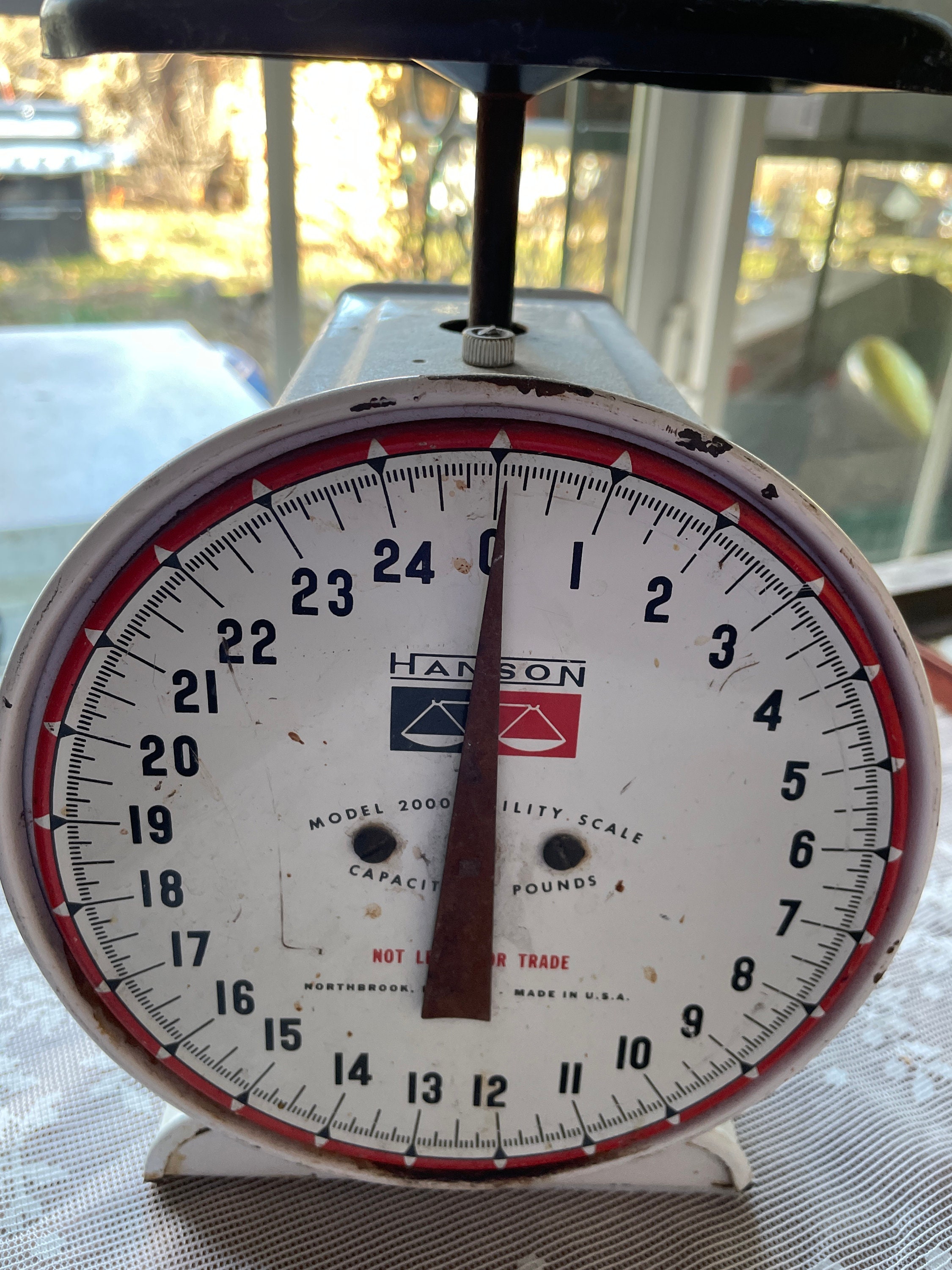 Vintage Hanson Model 2000 Utility Scale Capacity 25 Pounds. Very Nice ...